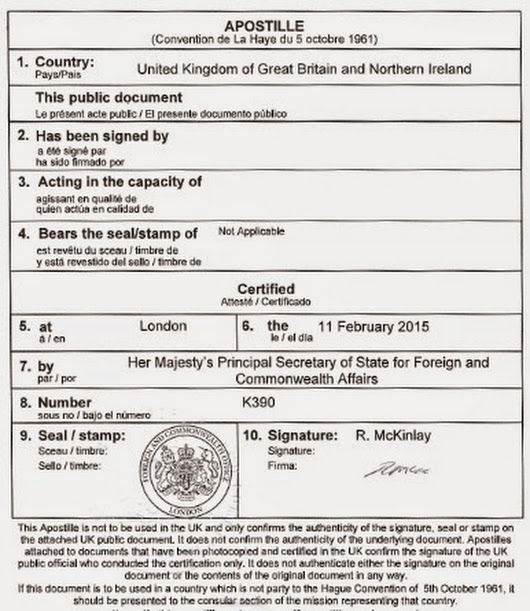 Legalization, Authentication for Documents issued in United Kingdom ... Legalization, Authentication for Documents issued in United Kingdom ...