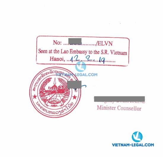 Legalization Result of VietnameseDocument for use in Laos | Vietnam ...